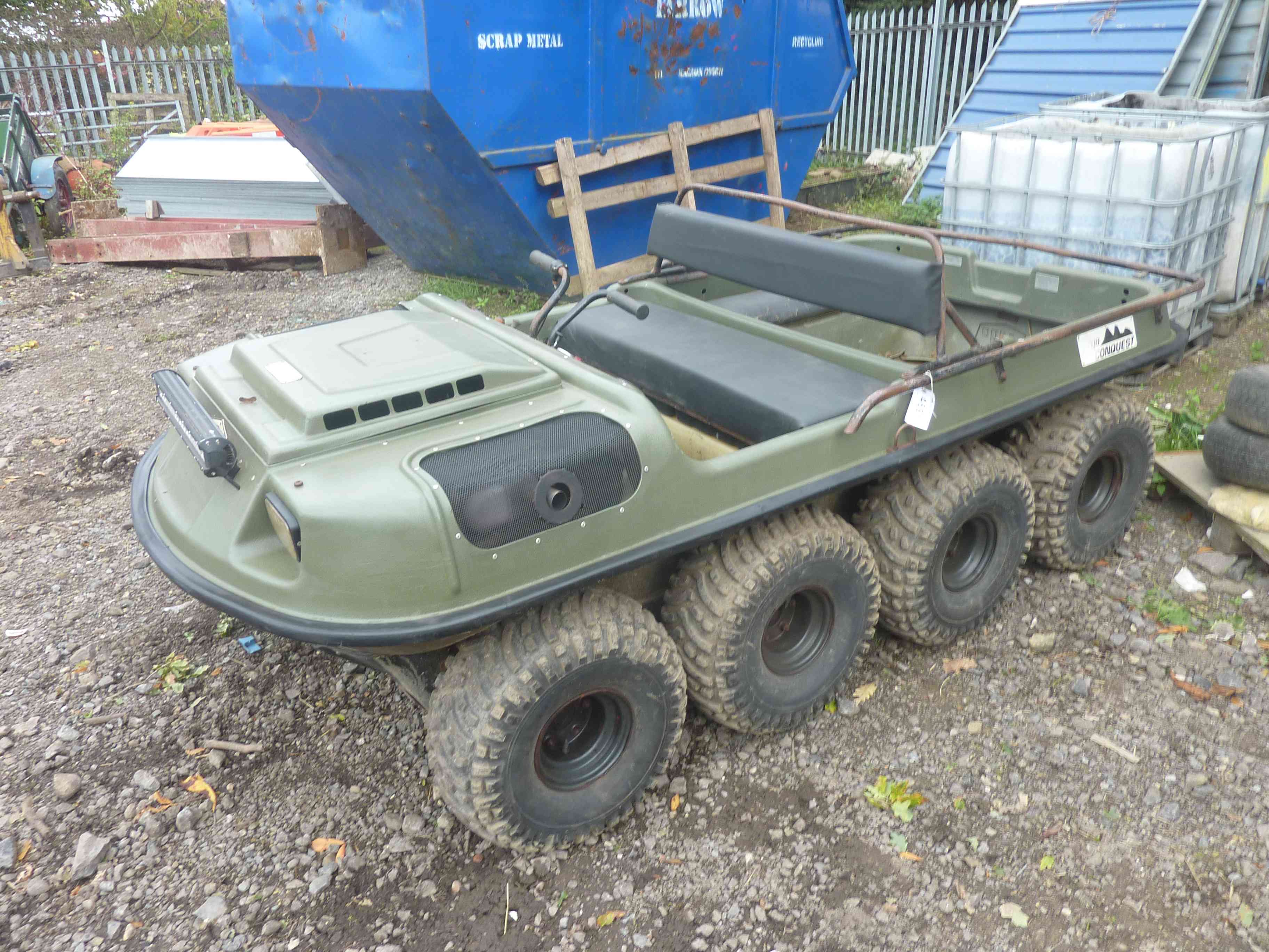 4691 Argocat 8 wheel ATV, gwo
