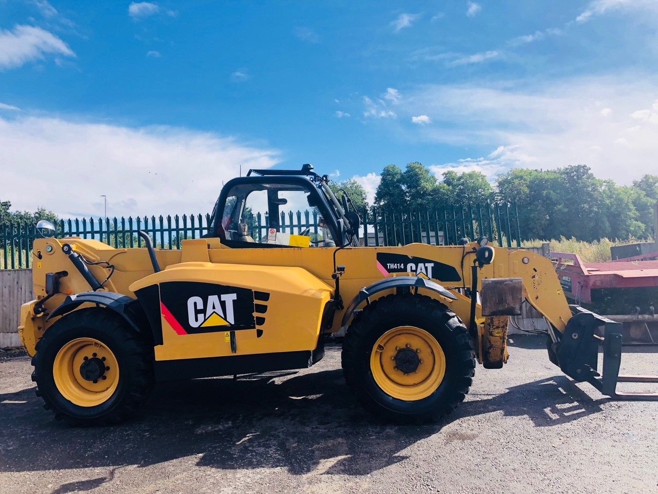 CAT TH414 Telehandler 2009 Joystick 3700 kg Lift Capacity 14 Meter ...