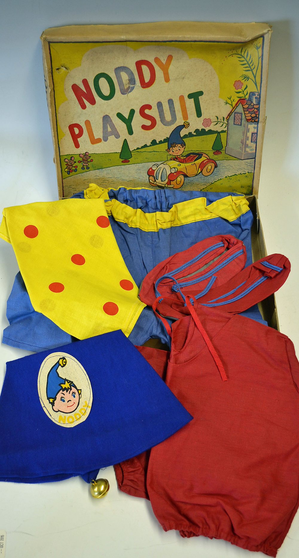 1950s / 60s Noddy's Play Suit consisting of Hat, Trousers, top, Scarf ...