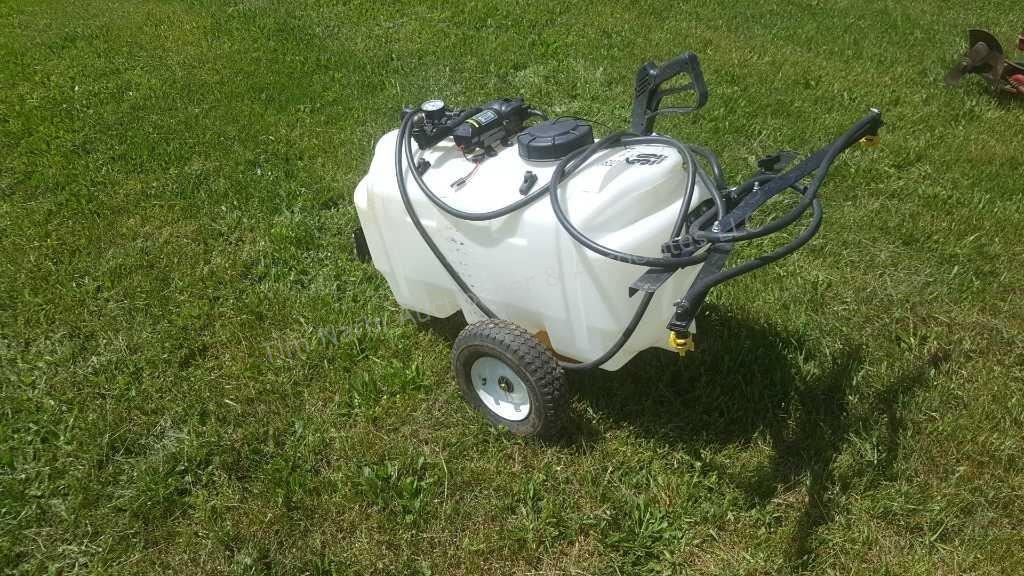 County Line 30 gal tow behind sprayer.