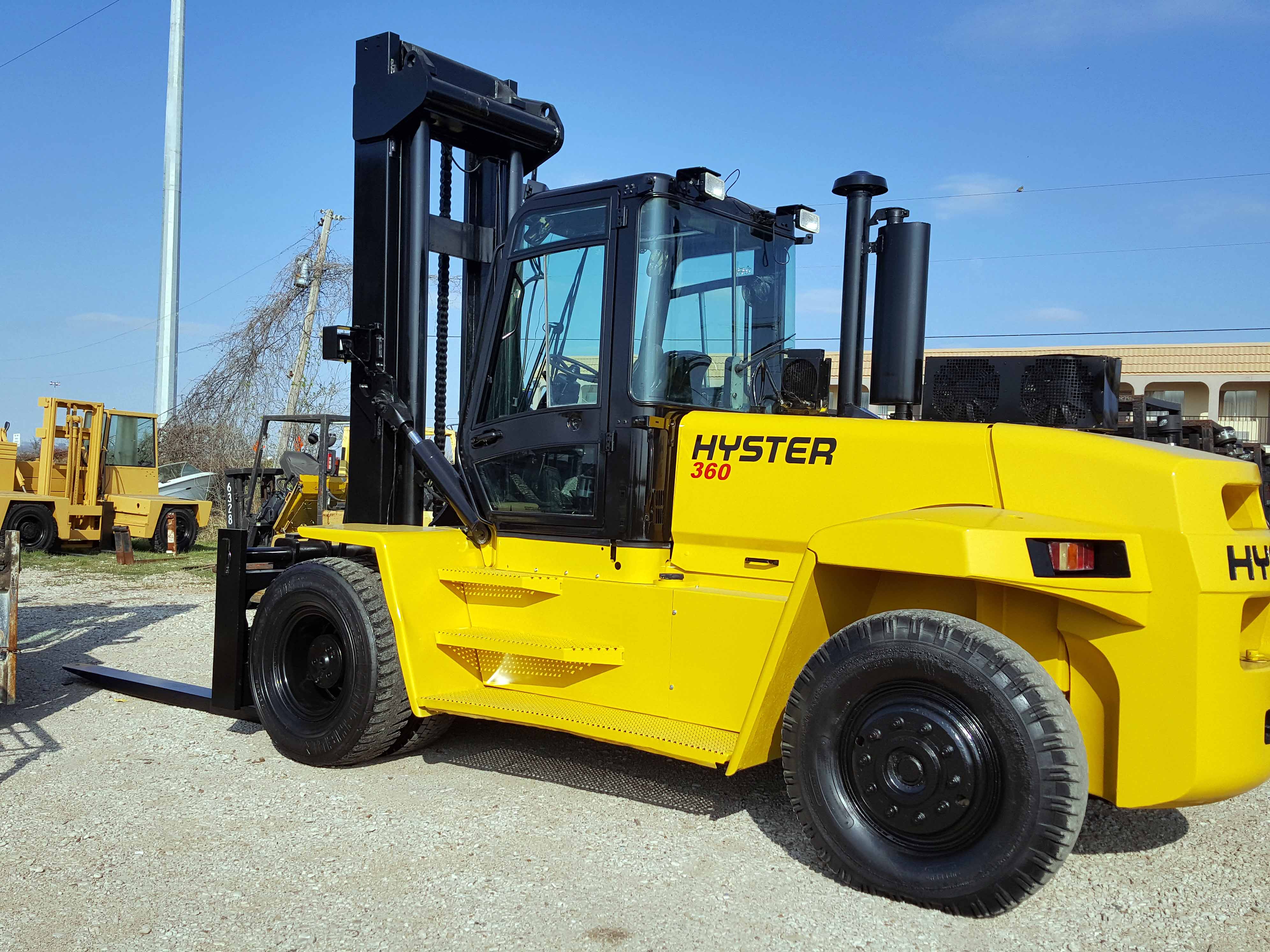 LARGE CAPACITY FORKLIFT, HYSTER 36,000 LB. CAP. MDL. H360HD, new 2006 ...