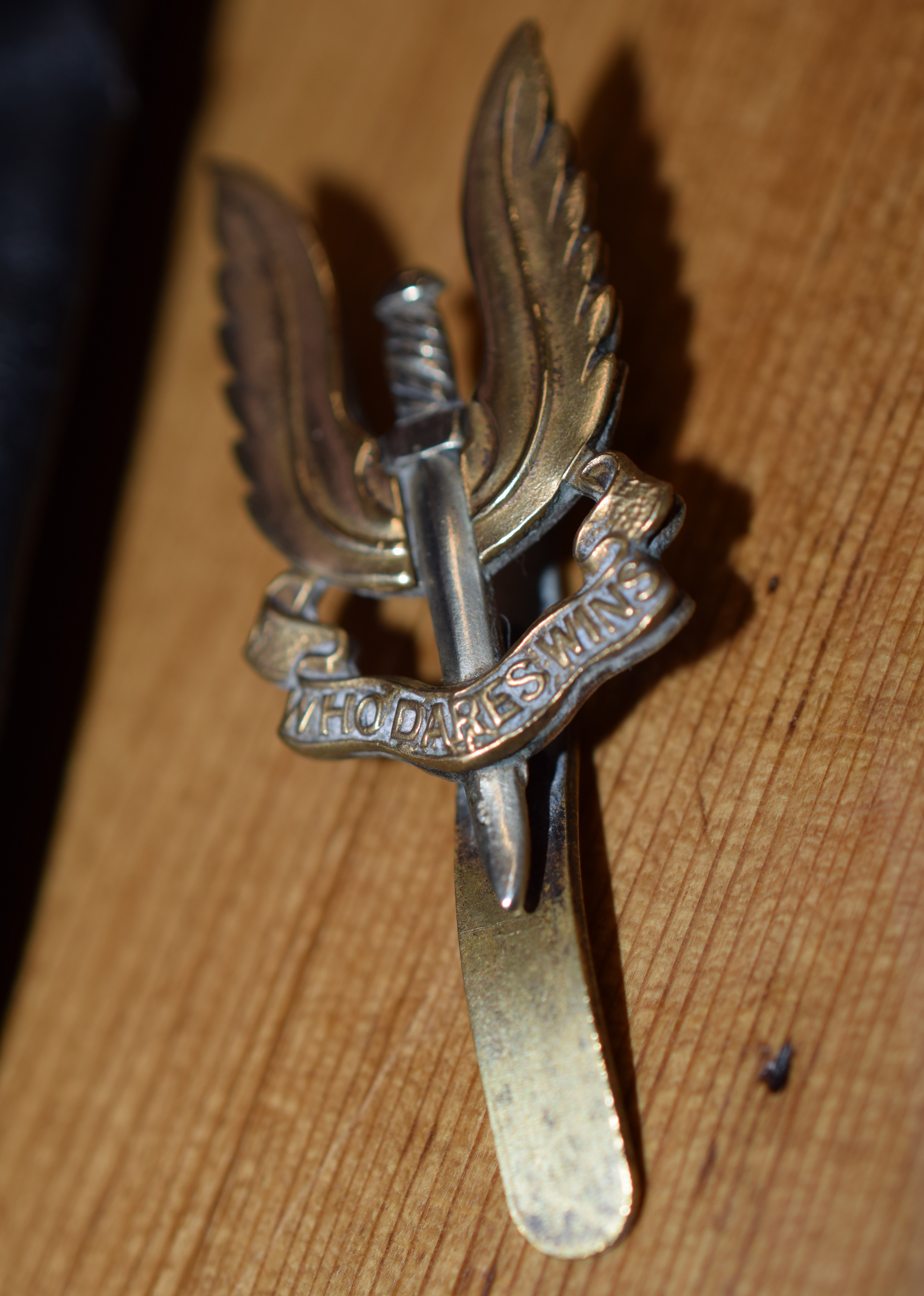 WW2 Red Beret With REME Badge, Special Forces Badge and SAS Who Dares ...