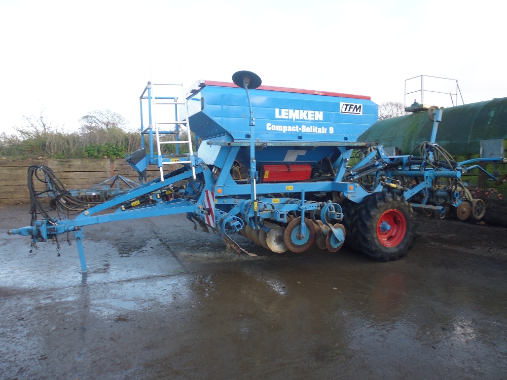Lemken Compact Solitaire-9 3m trailed combination drill. Model H9/300 ...