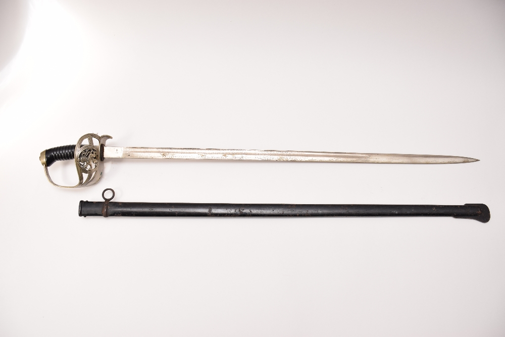 SABRE D’OFFICIER DU 24 EME REGIMENT DE DRAGON DE HESSE, TYPE 1889 ...