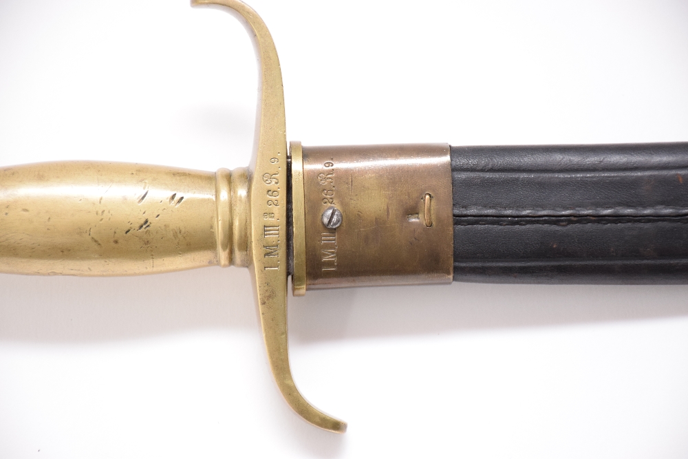 GLAIVE PRUSSIEN D’INFANTERIE DU 26EME REGIMENT DE PRUSSE MODELE 1851 ...