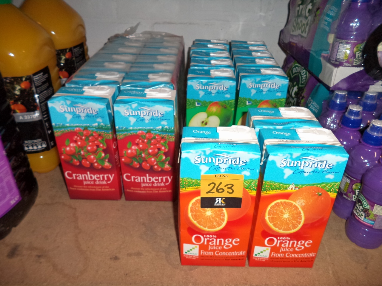 27 off 1 litre cartons of Sunpride fruit juice in cranberry, apple and ...