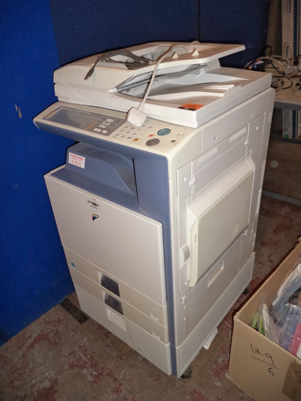 Sharp model MX-2300N floor standing multifunction copier