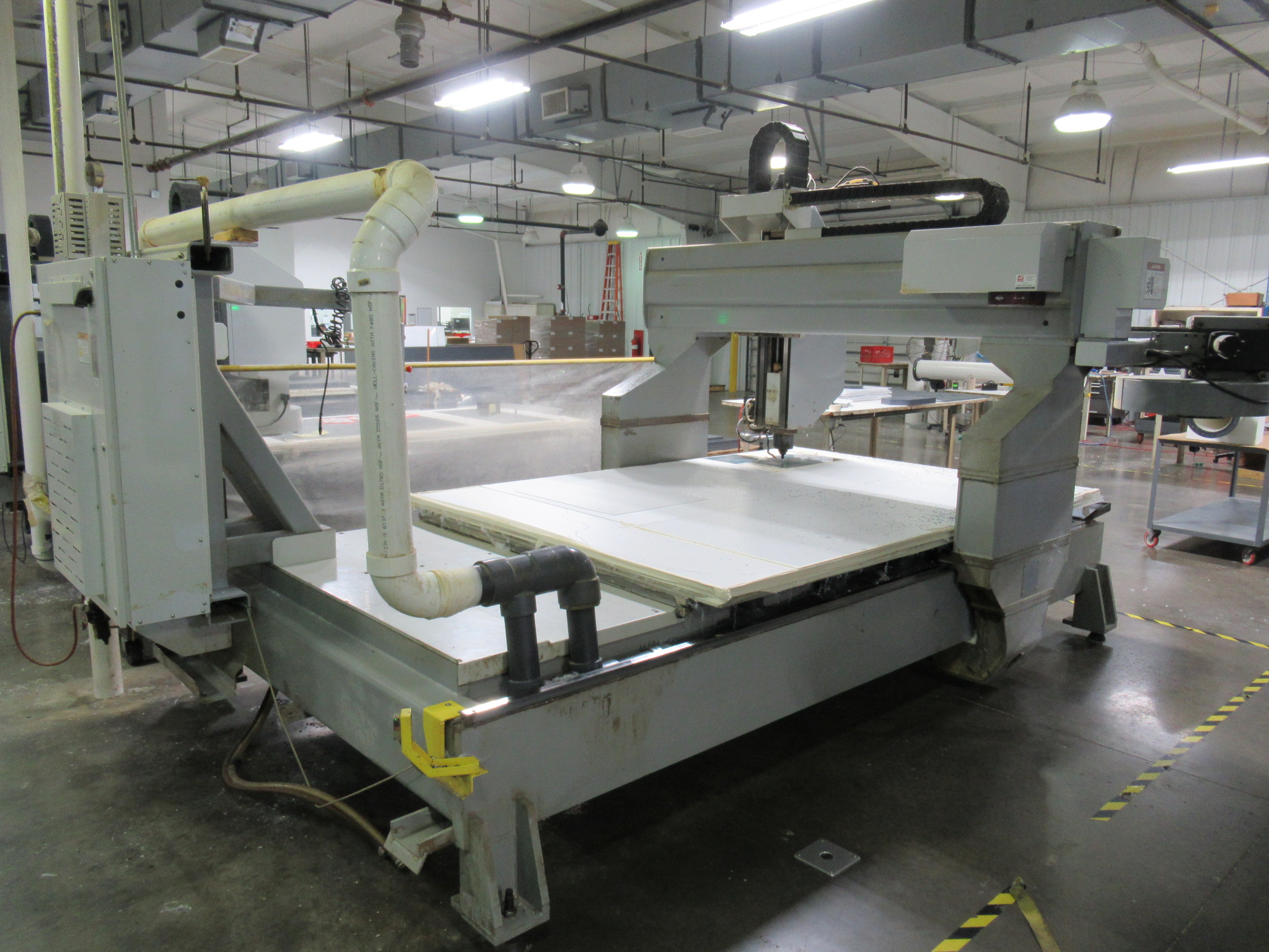 HAAS GR-710 CNC GANTRY ROUTER, New in 2006, 72” x 122” vacuum table ...