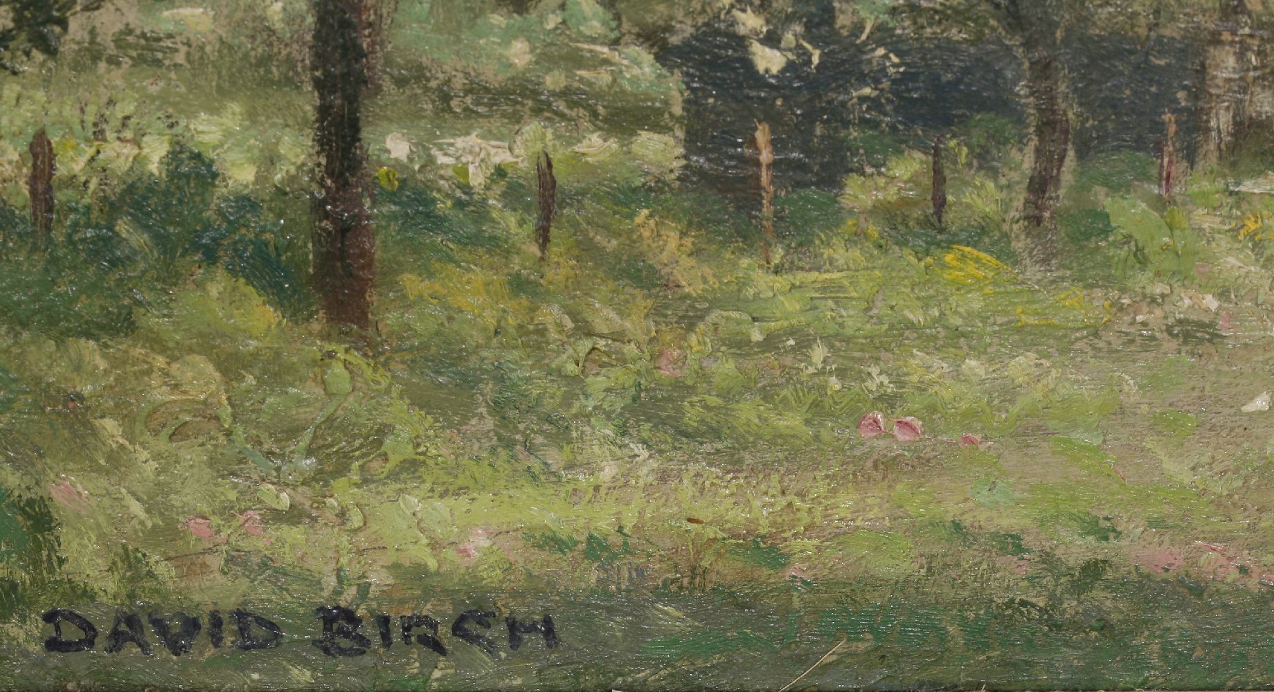 *David Birch (1895-1968) KENTISH ORCHARD Signed l.l., oil on board 50.5 ...