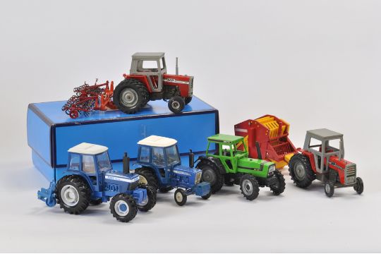 A fine selection of Britains Farm Tractor and Implement Models ...