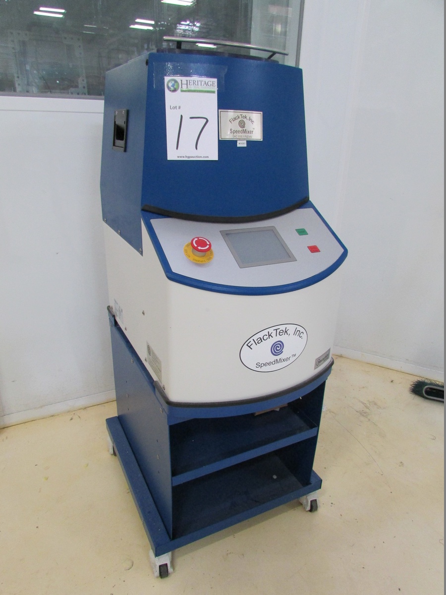 Flacktek DAC 1100.1FVZ Speed Mixer 1100g Max Cap, 1600RPM, 115V, 60Hz ...