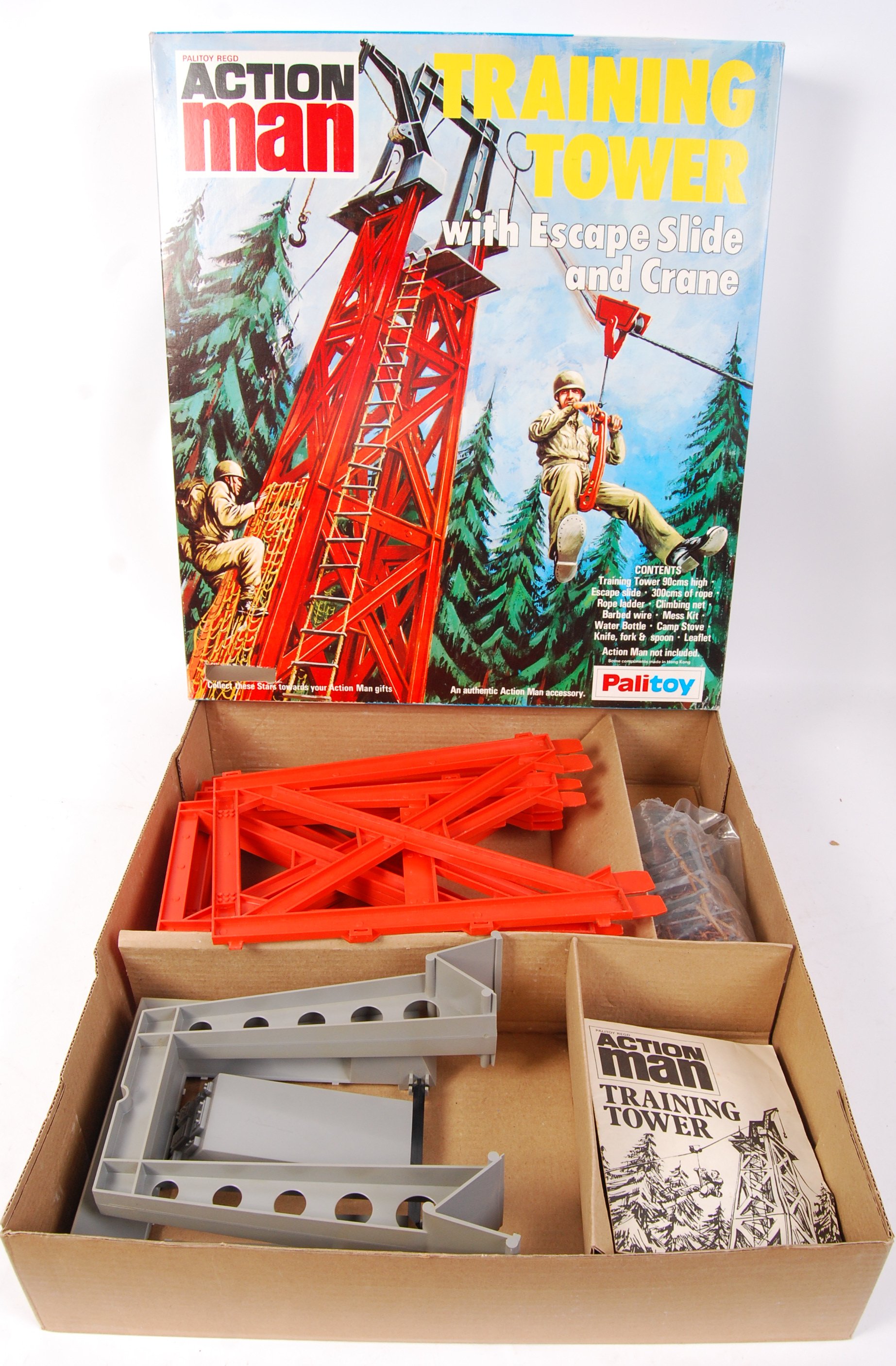 A rare ex-shop-stock Palitoy made Action Man ' Training Tower ' playset ...