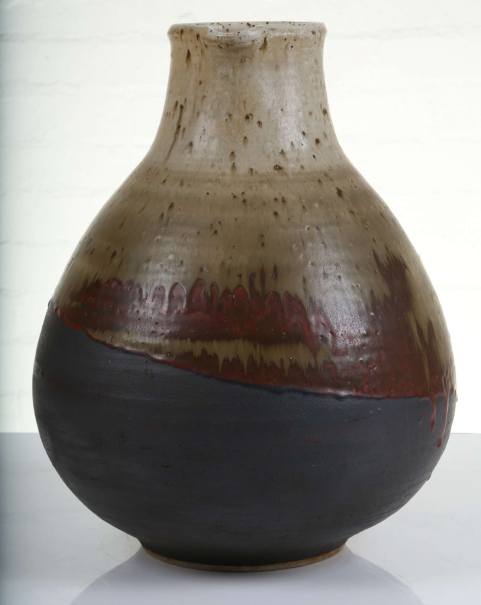 BARBARA CASS (BRITISH, 1921-1992), circa 1960s, a large pottery jug ...