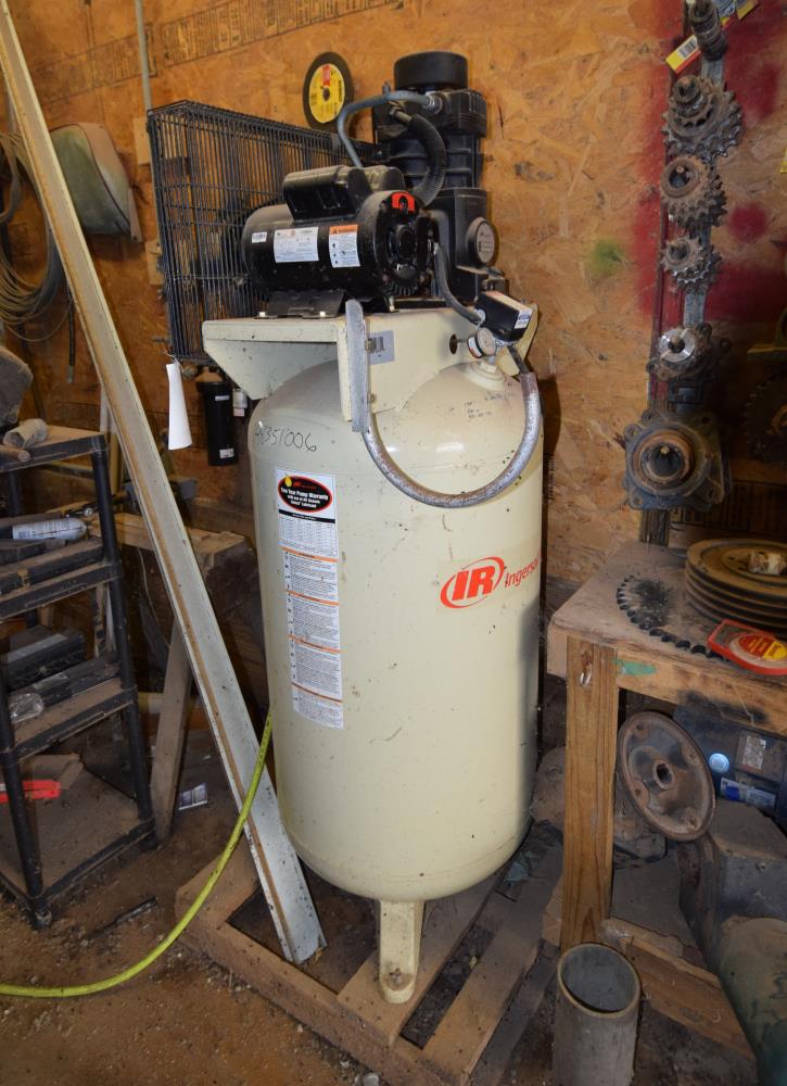 Ingersoll Rand 80 Gallon Reciprocating Air Compressor, Model TS4N5 ...