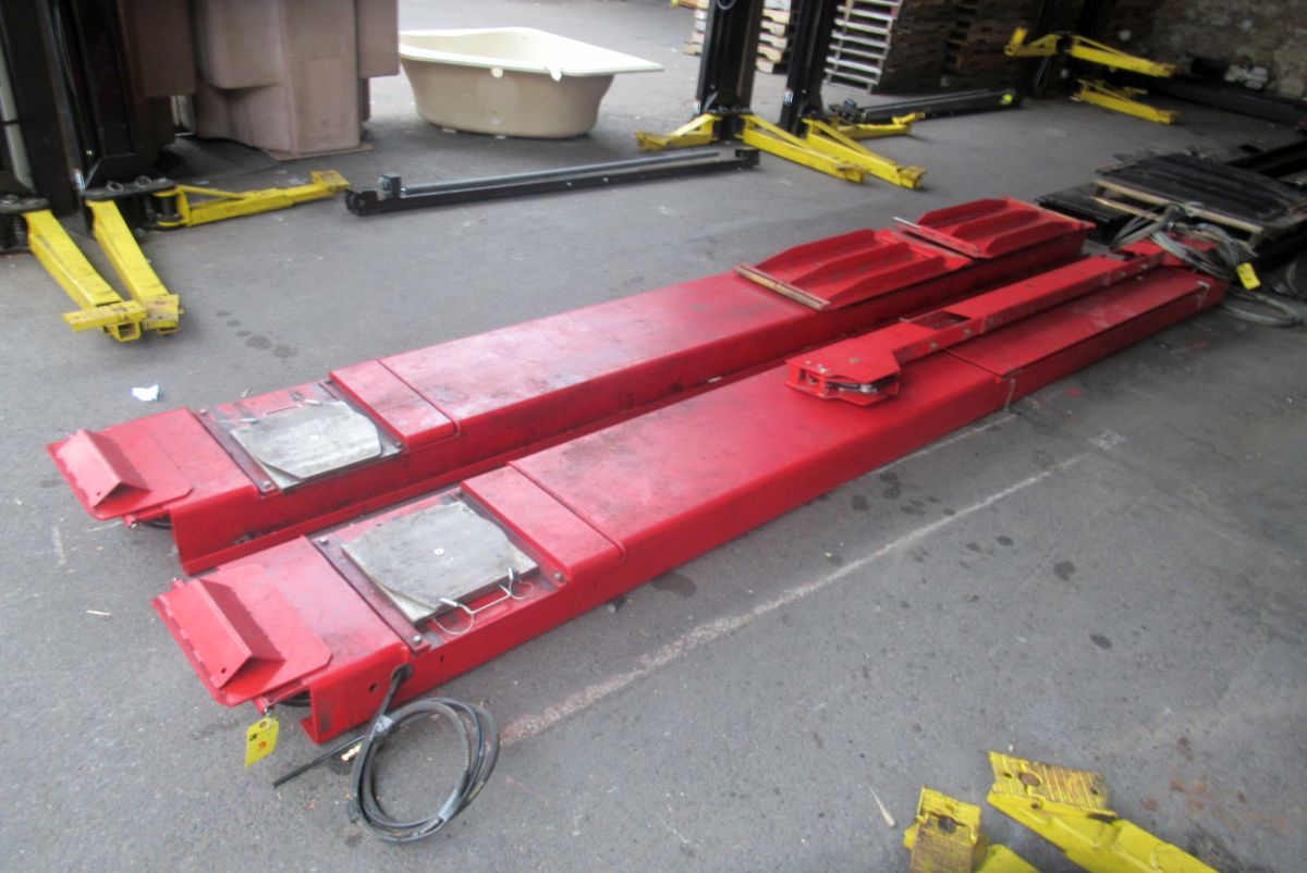 Rotary Open Front Alignment Rack, 4-Post, 14,000 Lb. Capacity w/Control ...