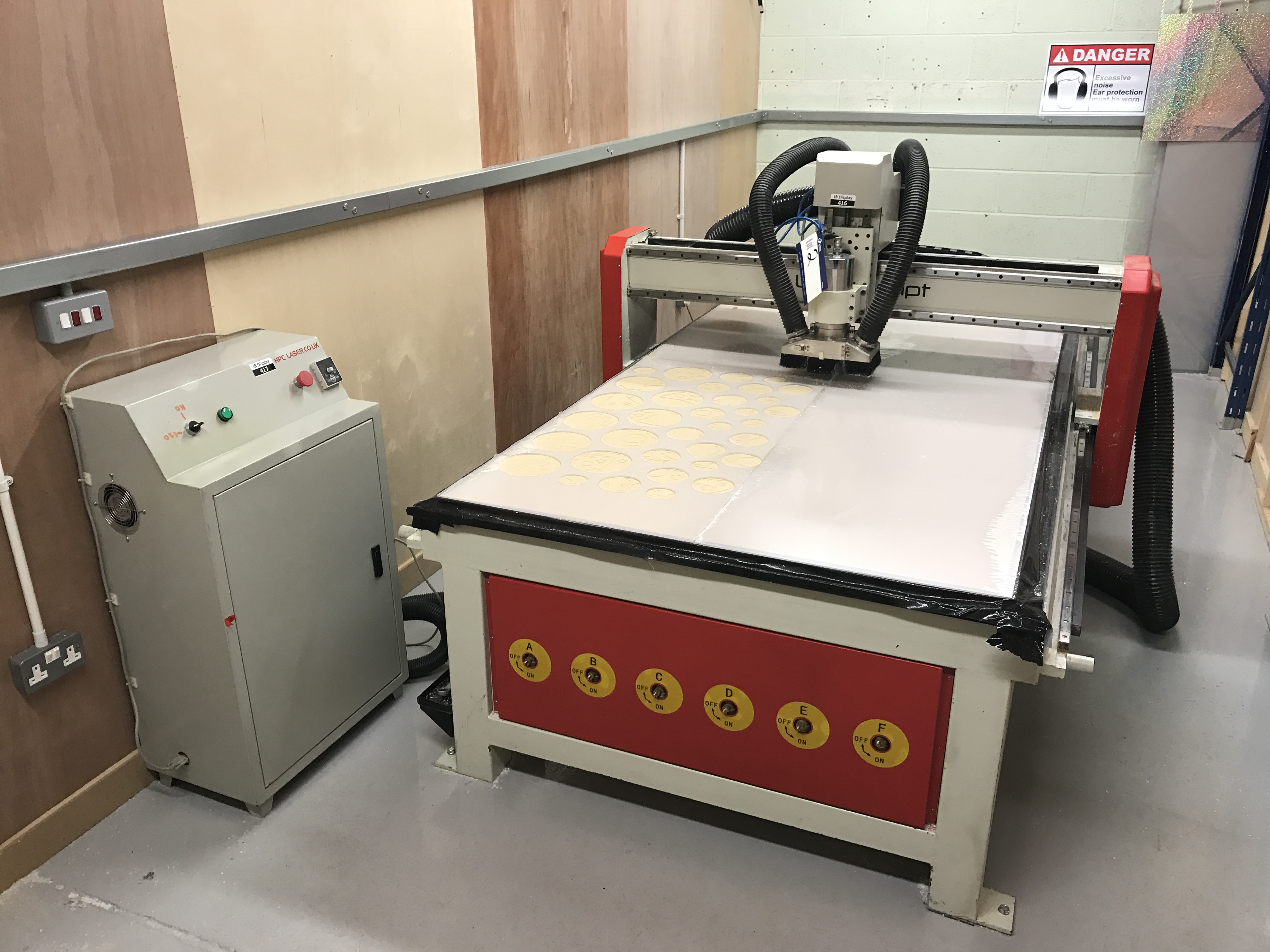 HPC Laser Ltd CNC RC 2515 Router, Bed length 3040mm, Bed width 1650mm ...