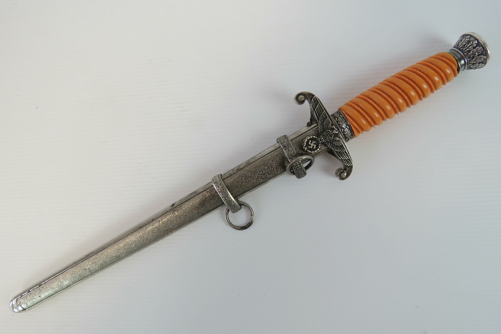 A WWII German Wehrmacht Army officers ceremonial dagger complete with ...