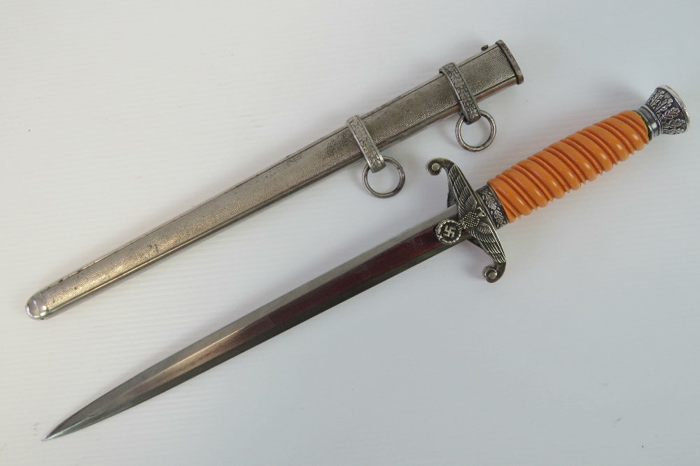A WWII German Wehrmacht Army officers ceremonial dagger complete with ...