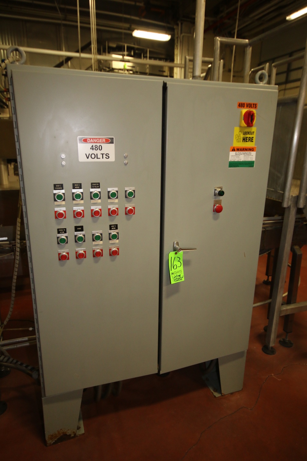 Conveyor Control Panel with (8) Allen Bradley VFD's