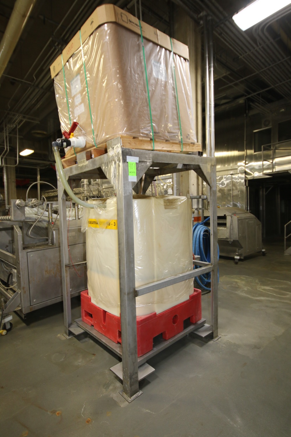 2-Tier S/S Bulk Box Unloading Station (NOTE: Totes and Chemical ...