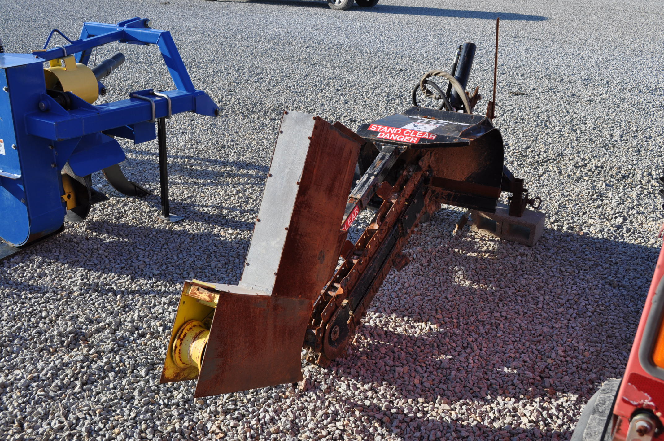 Bradco 612 trencher, 3pt, 48" boom, 540 PTO