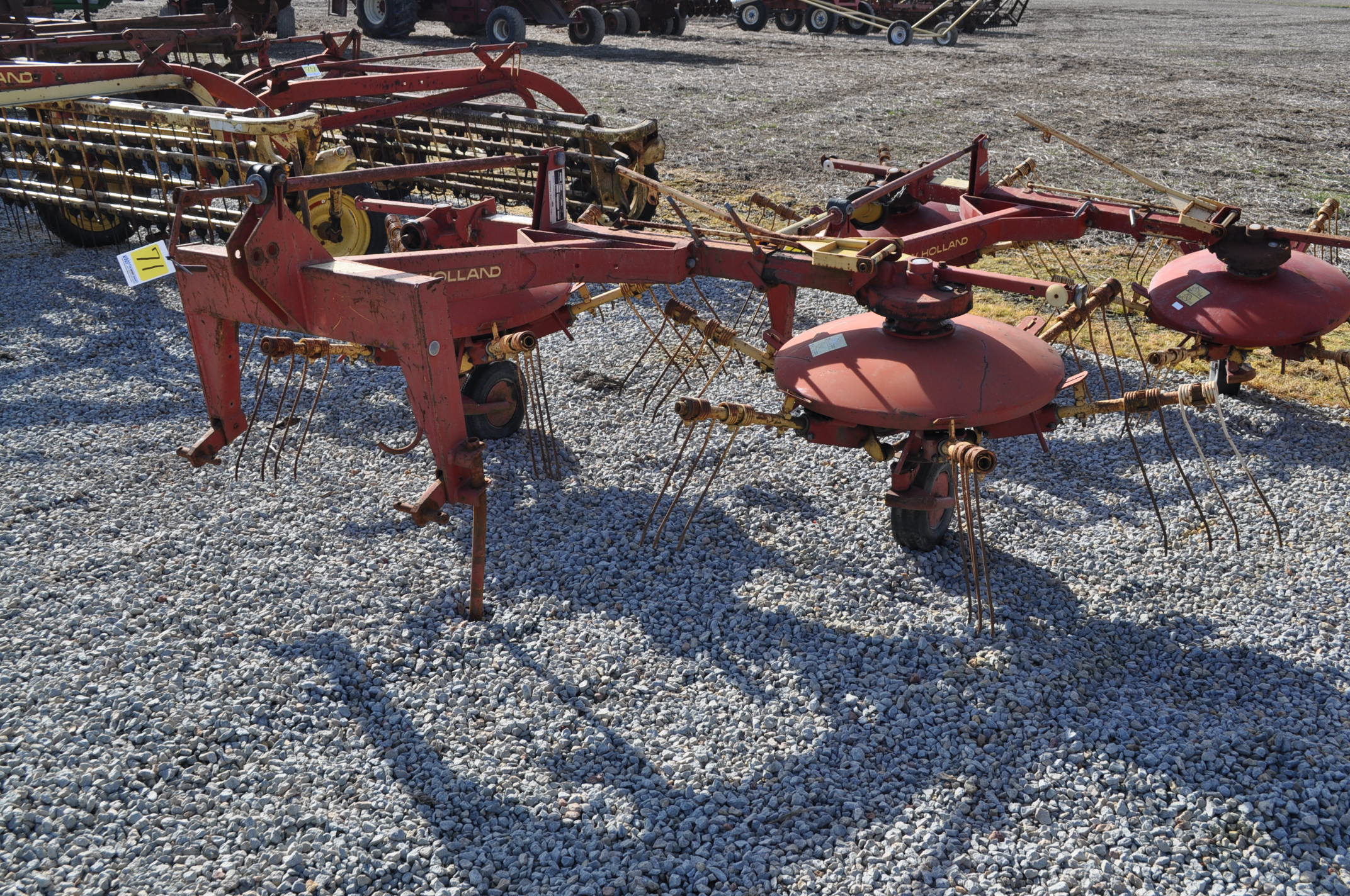 New Holland 254 rake/tedder, 3 pt, 540 PTO, SN 2610167