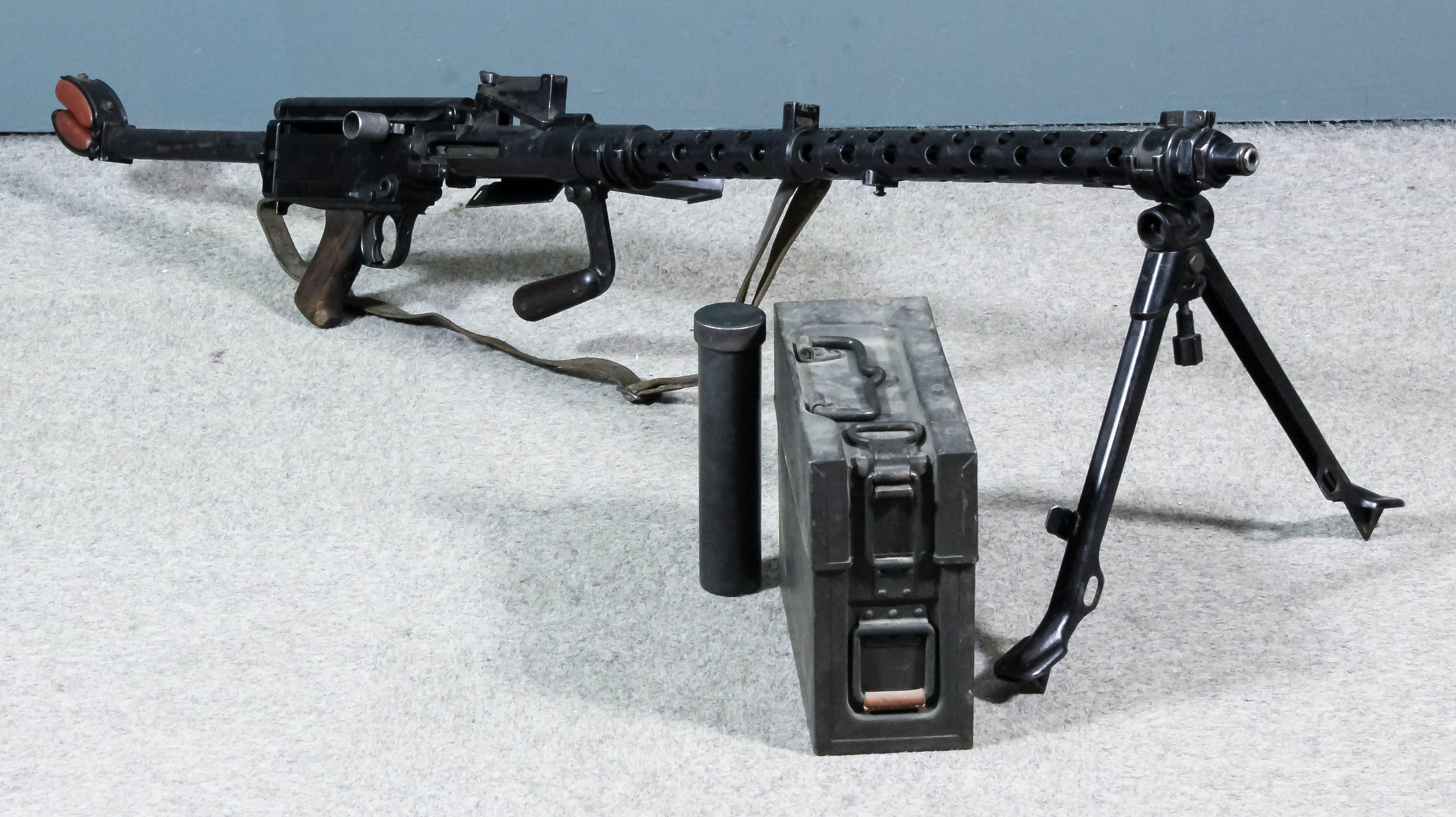 A deactivated 1938 German G.P.M.G (M.G.13) 7.92mm machine gun, serial ...