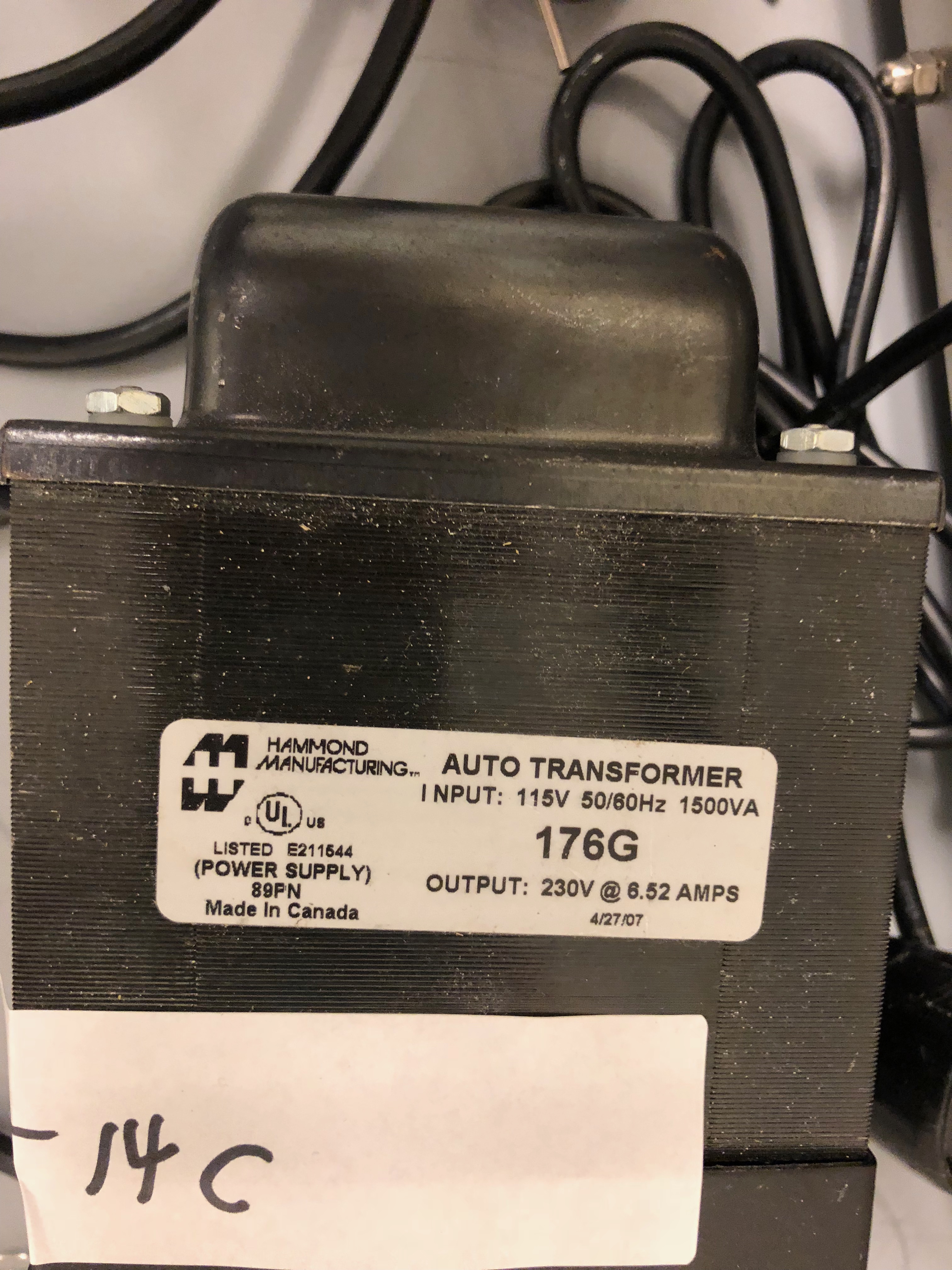 Avestin Emulsiflex C-3 Homogenizer SN: C302767, Includes 115V to 220V ...