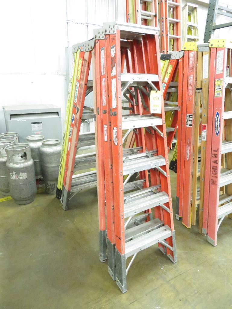 LOT: (5) 6 ft. A-Frame Ladders