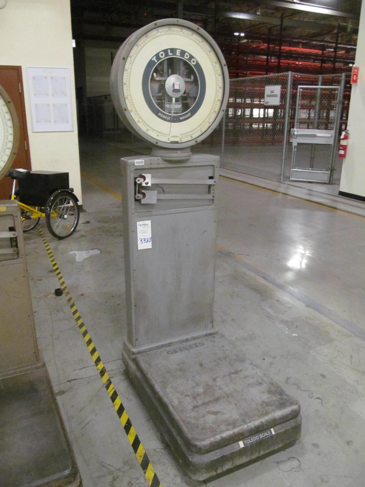 Toledo Model 2181 125 Lb Capacity Platform Scale, Serial Number: 13433 ...