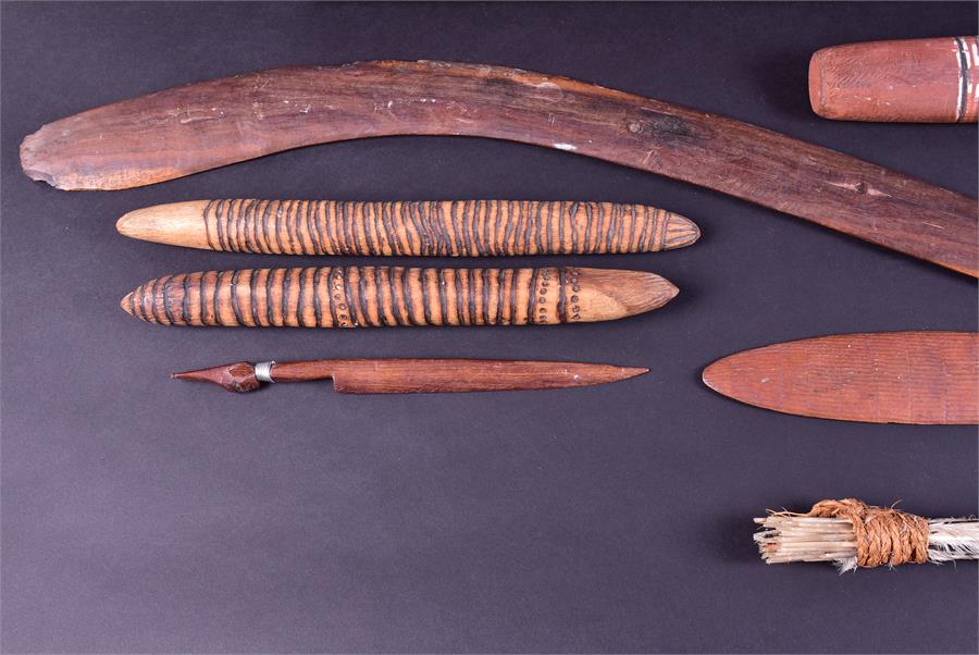 A quantity of Australian Aboriginal items collected in the 1960s, to ...