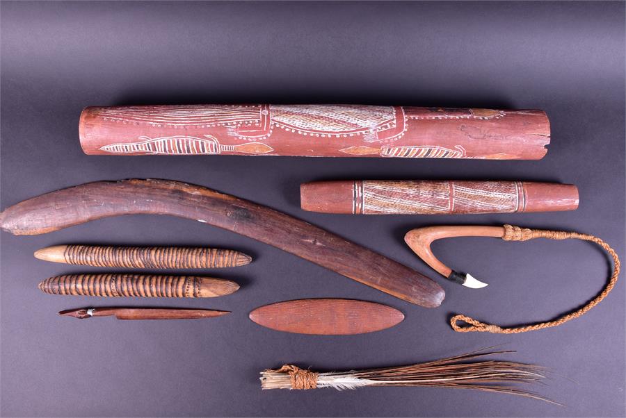 A quantity of Australian Aboriginal items collected in the 1960s, to ...