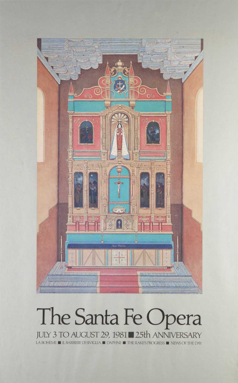 A COLLECTION OF FINE SANTA FE MUSIC OPERA AND THEATRE POSTERS to ...