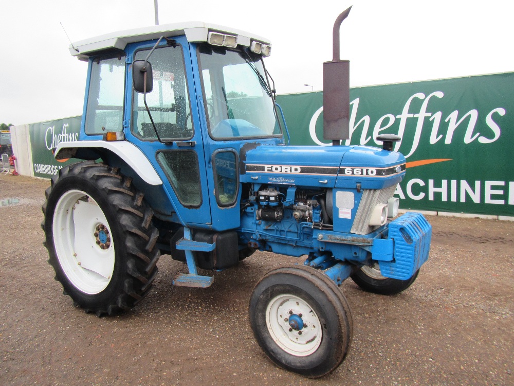 Ford 6610 2wd Tractor c/w Super Q cab