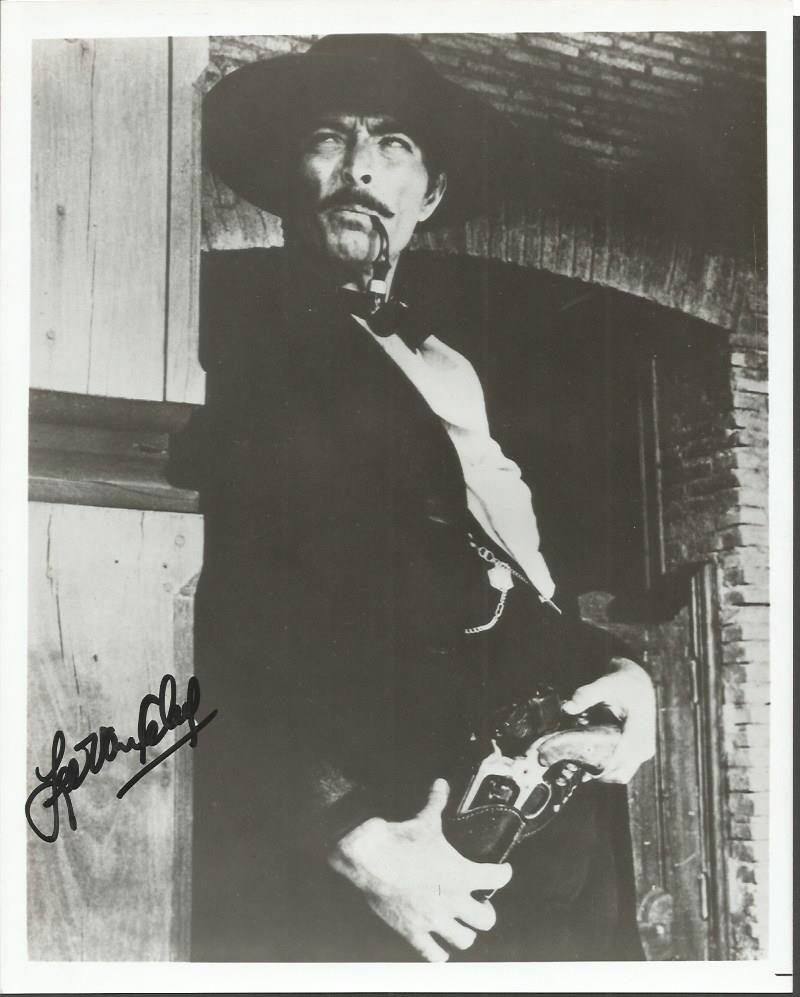 Lee van Cleef signed 10x8 b/w photo. Lee Van Cleef (1925 - 1989), best ...