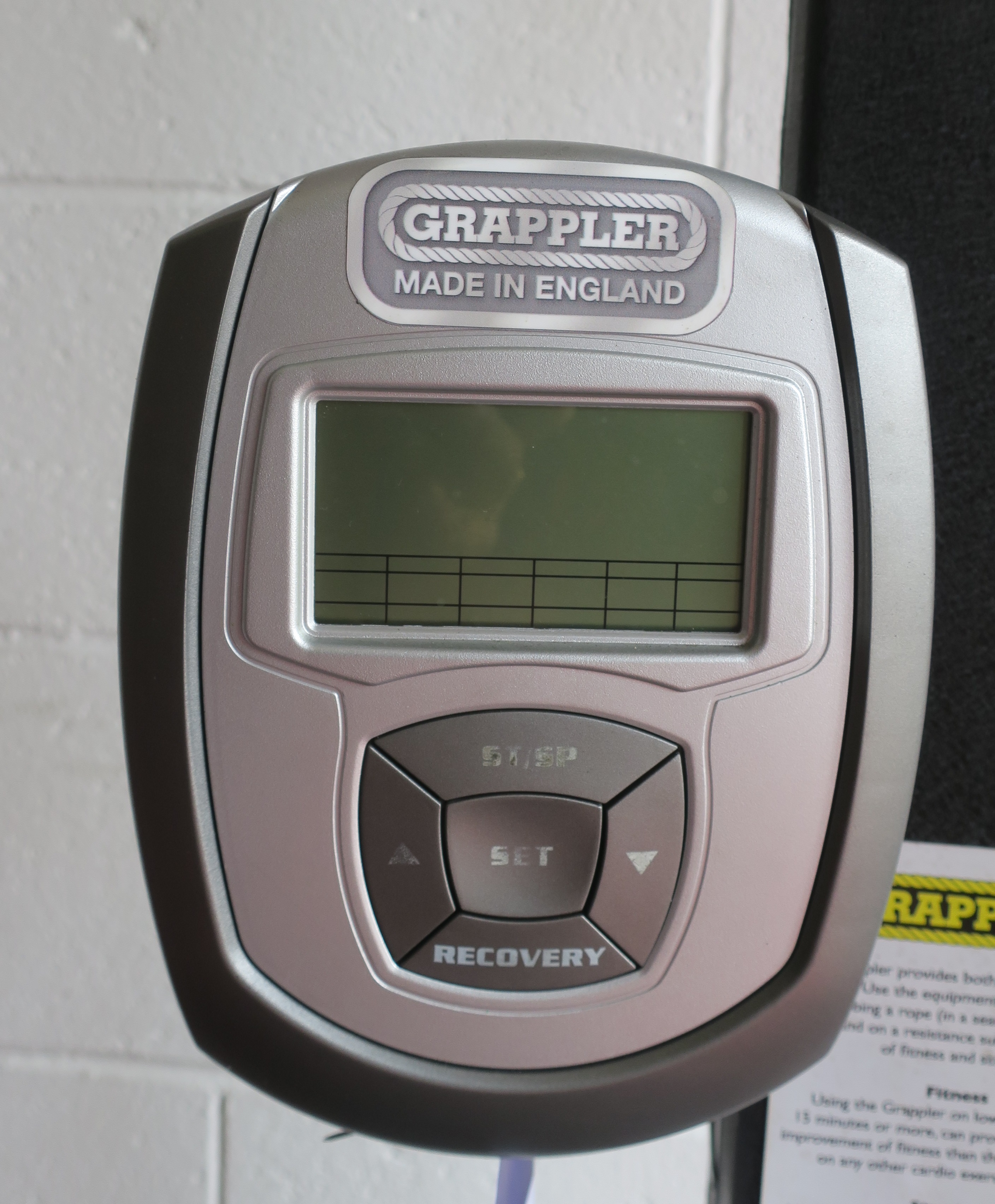 * A Grappler Machine with low, medium and high resistance settings ...