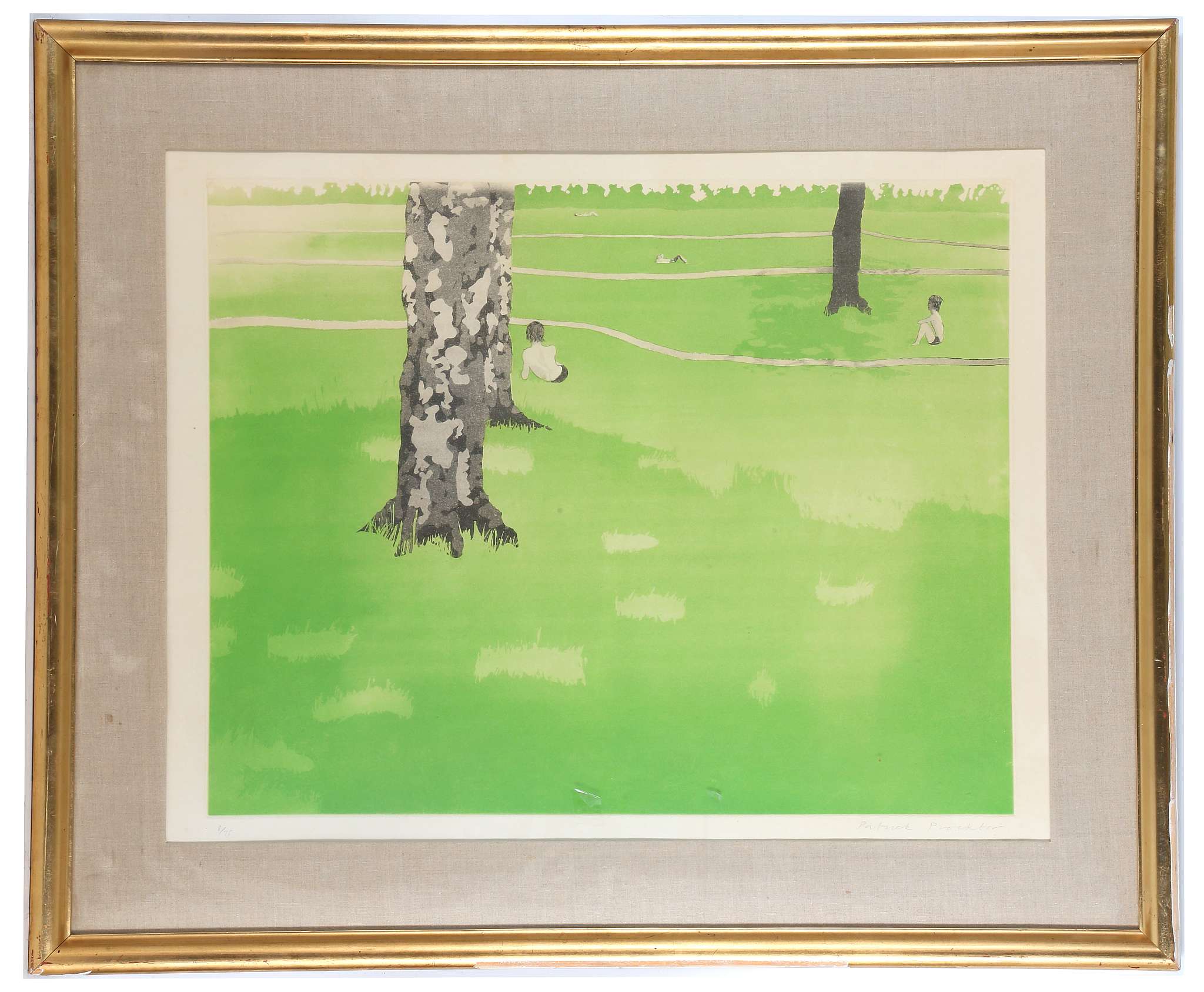 PATRICK PROCTOR (IRISH, 1936-2003), untitled, etching in colours ...