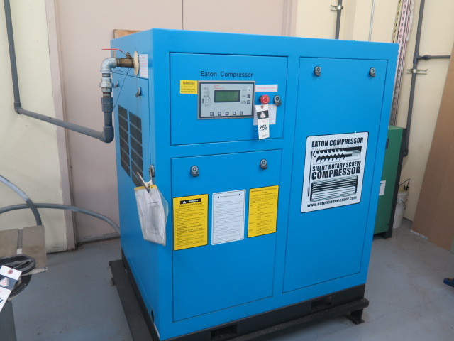 Eaton mdl. EC-SRW3-30HP-DV 30Hp Rotary Screw Air Compressor s/n EC-SRW ...