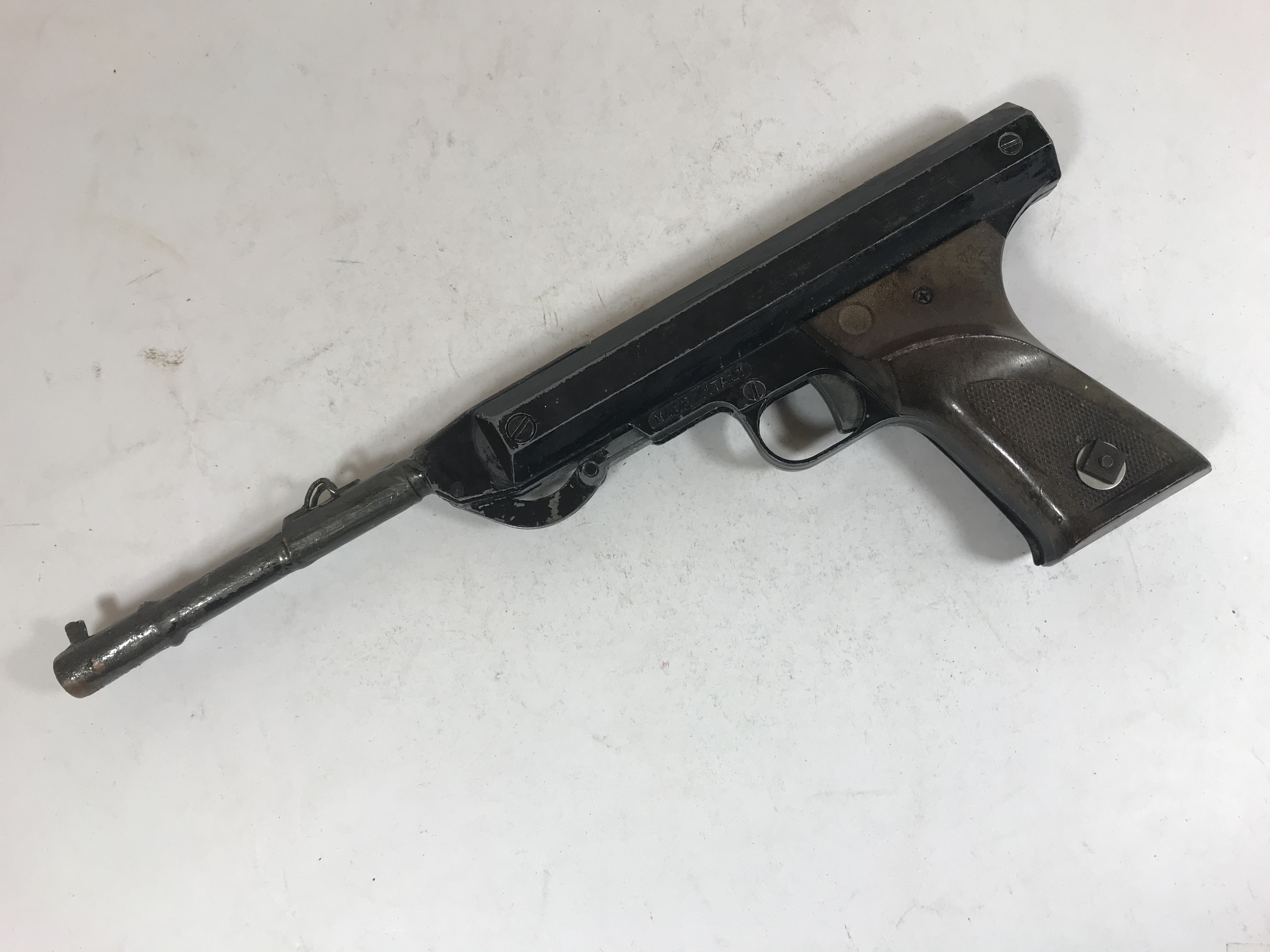 AN EMGE 'ZENIT' AIR PISTOL AND TWO OTHERS. An EMGE air pistol, marked ...