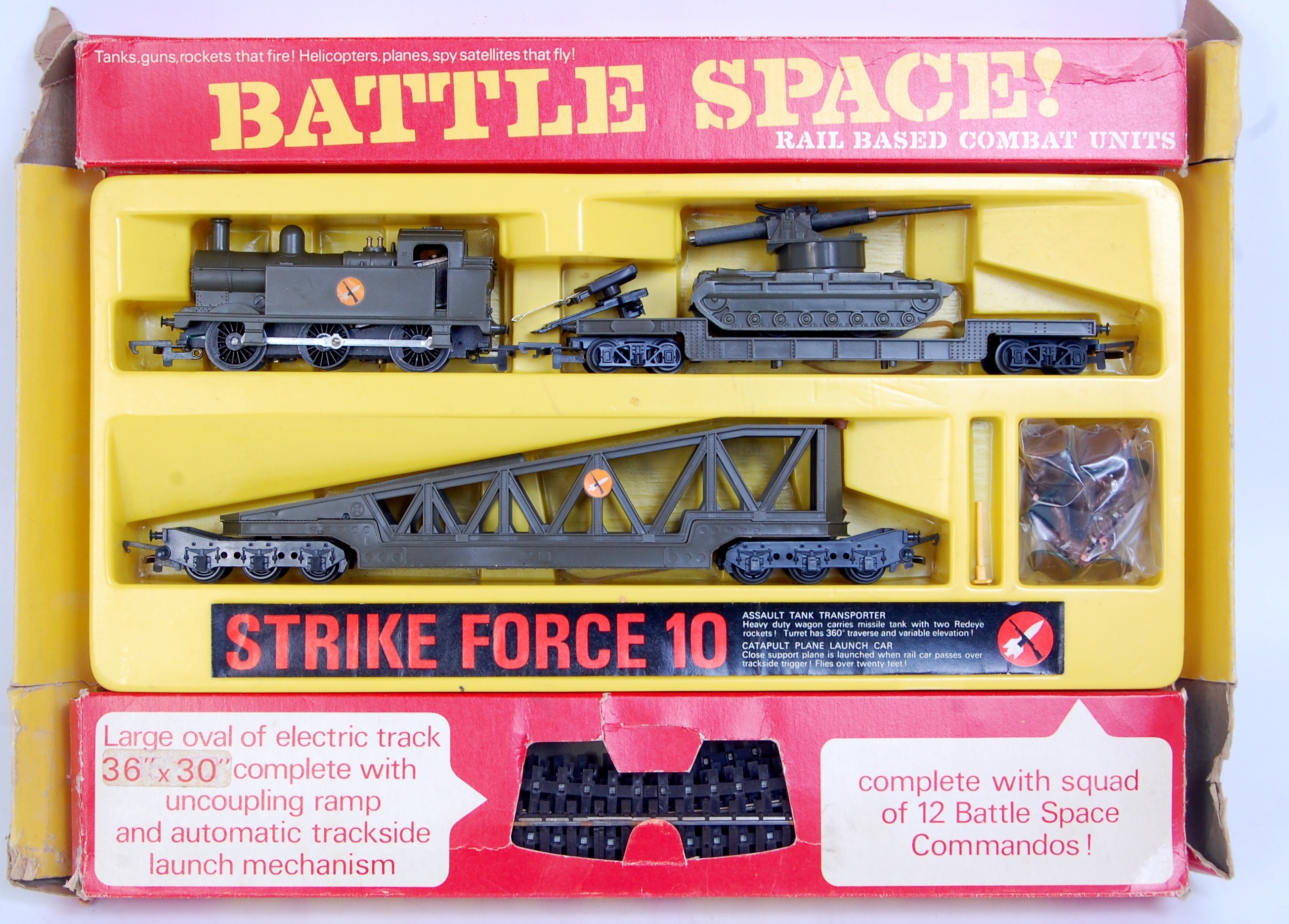 A Triang Hornby Battle Space 'Strike Force 10' train set containing ...
