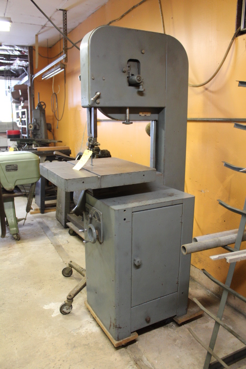 ROCKWELL DELTA 28-365 HORIZONTAL BAND SAW, 24 X 24 TABLE, S/N 1421935