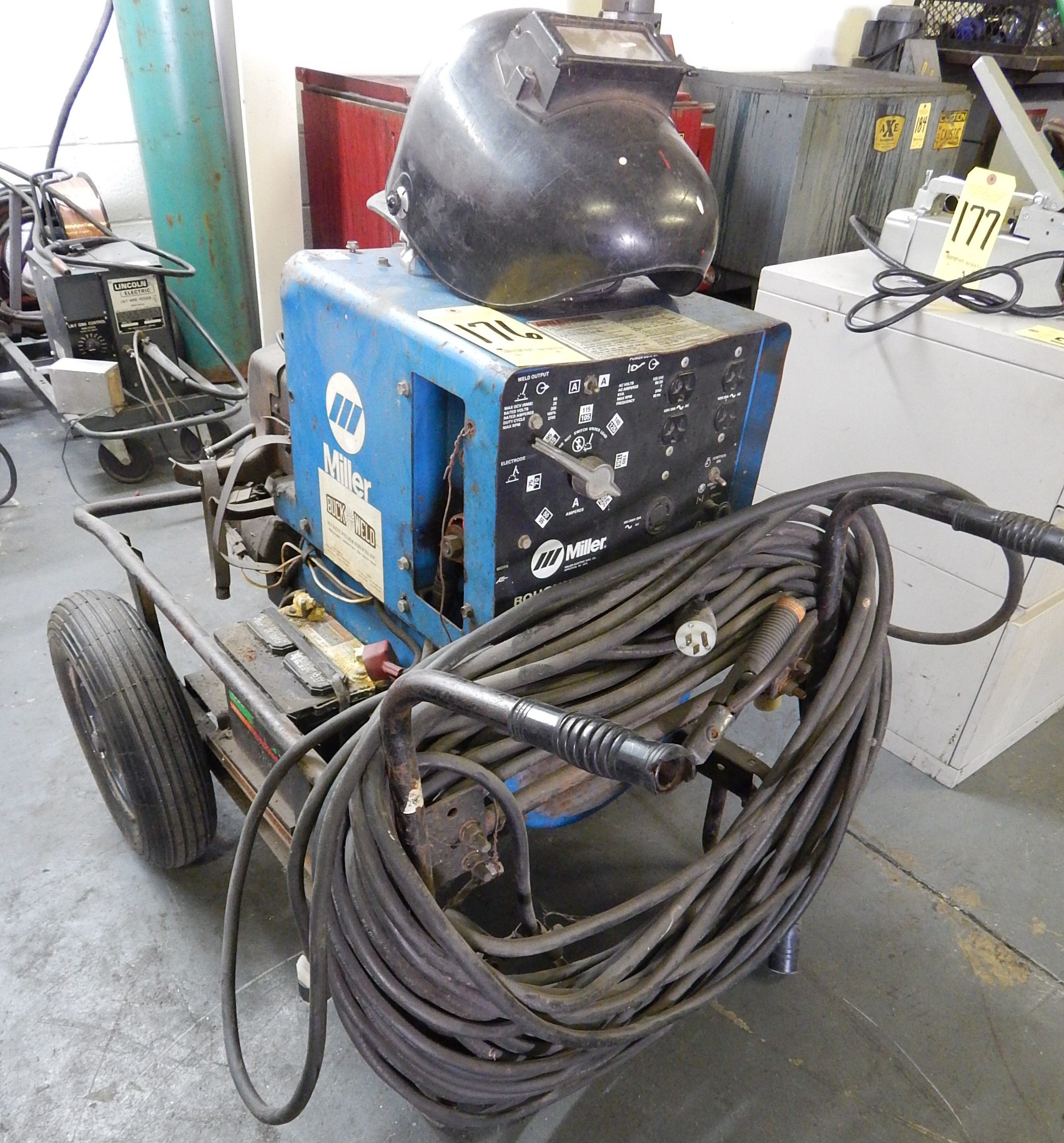 Miller Roughneck 2E Gas Powered Welder/Generator, s/n KA780070, Mounted ...