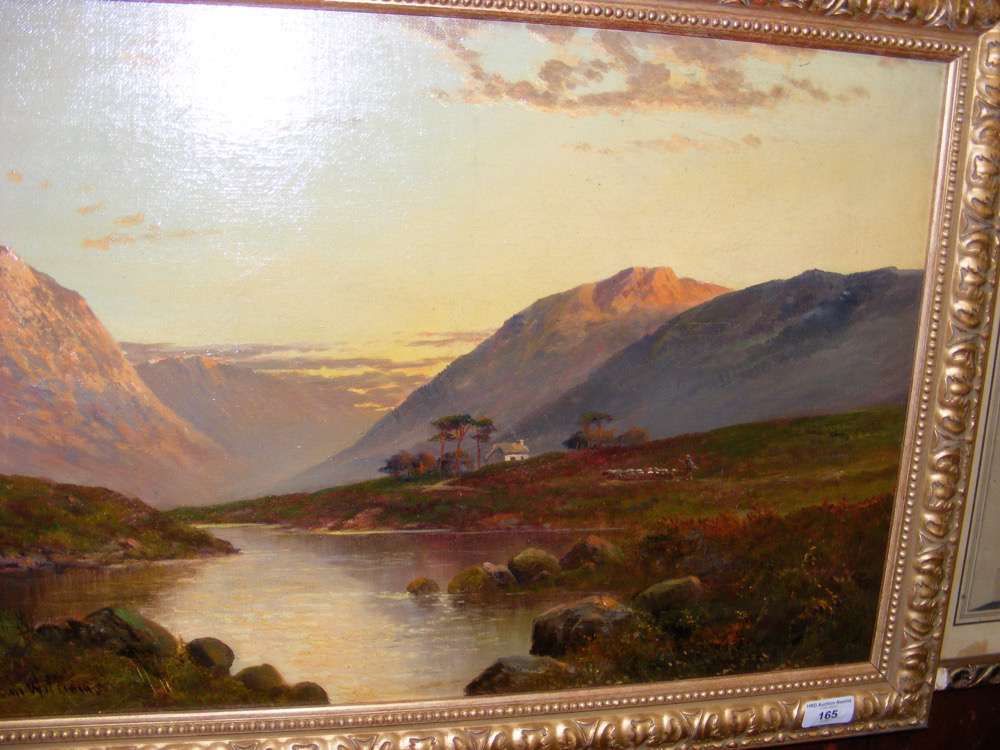 GRAHAM WILLIAMS - 40cm x 60cm - oil on canvas - Highland river and ...