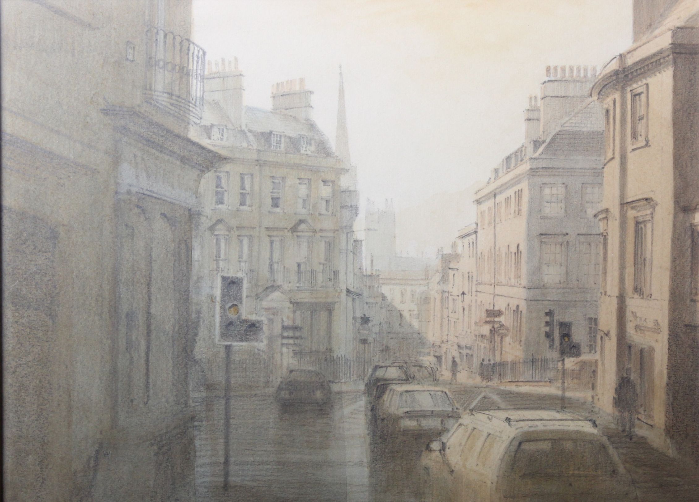 Simon Hodges London Street, and three other views of Bath (4)Engravings