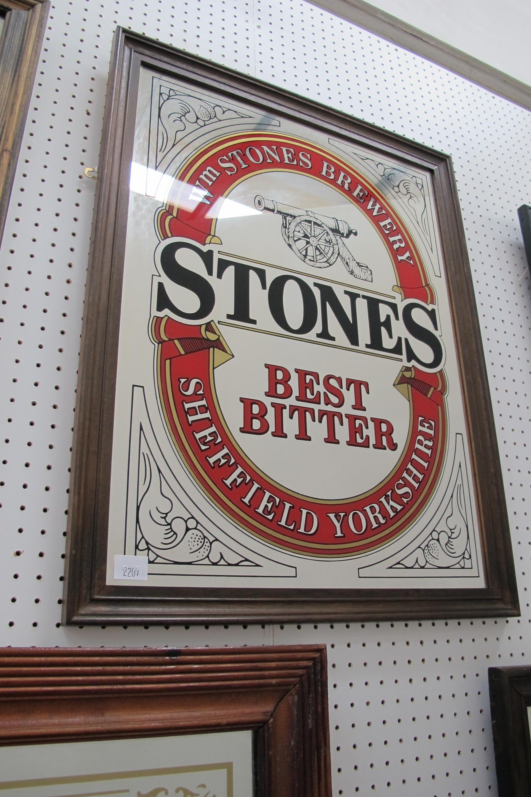 3 x Pub mirrors to include Stones Best Bitter, Tuborg Beer ...