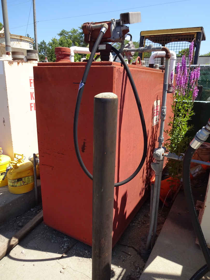 LUBE CUBE DUAL STORAGE TANK, 300/200 GALLON OIL STORAGE, TUTHILL PUMP ...