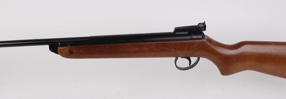 .177 BSA Meteor, break barrel air rifle with rare rear aperture sight ...
