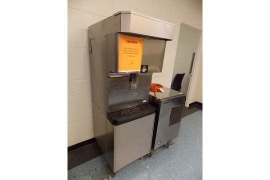 CORNELIUS ICE MACHINE MODEL ED150 (150# BIN) WITH HOSHIZAKI ICE MAKER ...