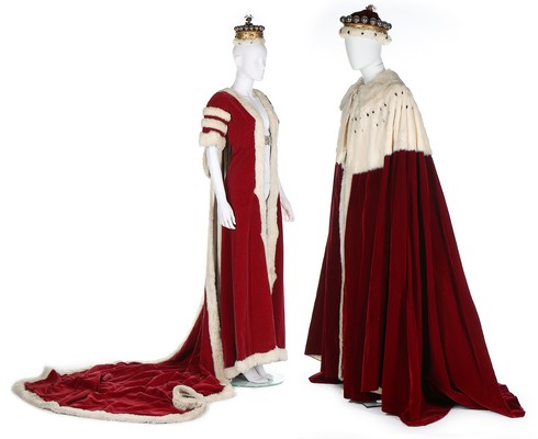 Coronation robes for a Viscount and Viscountess, first half 20th ...