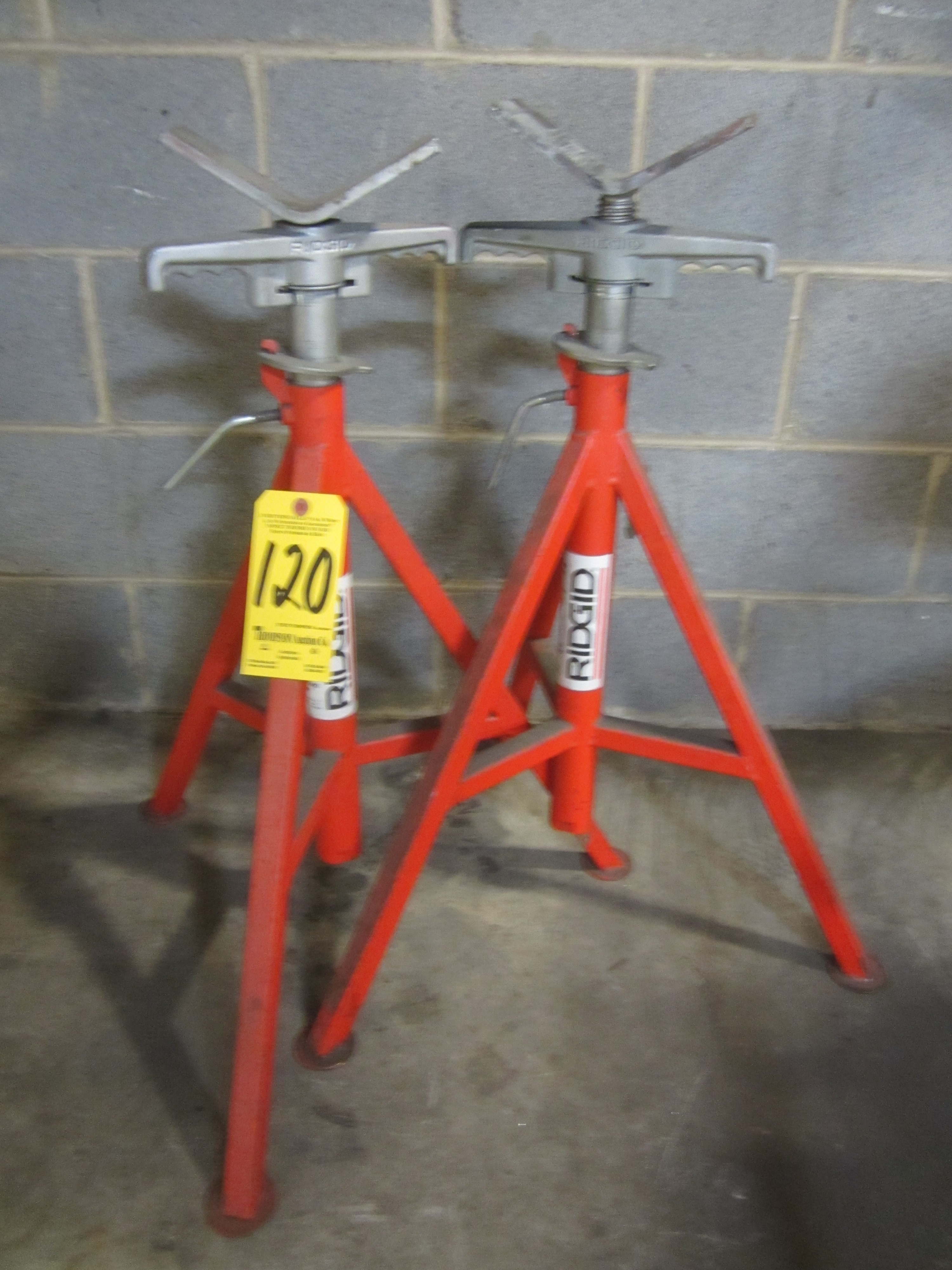 (2) Ridgid Stock Stands